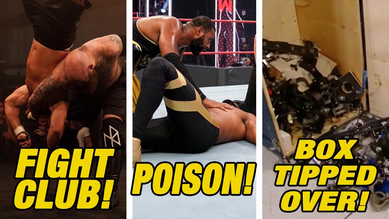 BOX TIPPED OVER ON RAW! Also, attempted murder stuff!