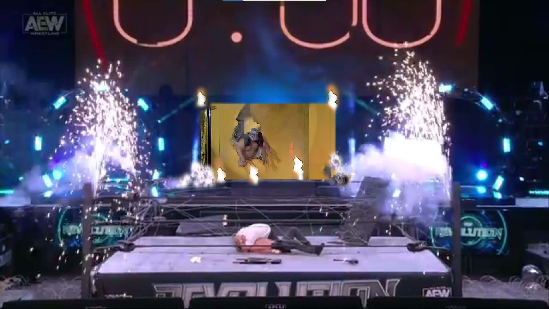 AEW newcomer "shocks the world" by crashing main event in trademark style